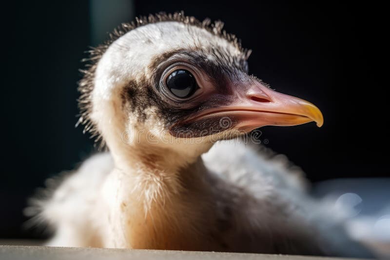 Newborn Bird with Its Eye Open, Looking Out on the World for the First ...