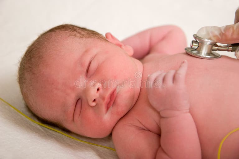 Newborn exam stock image. Image of dreams, child, dream - 7819591