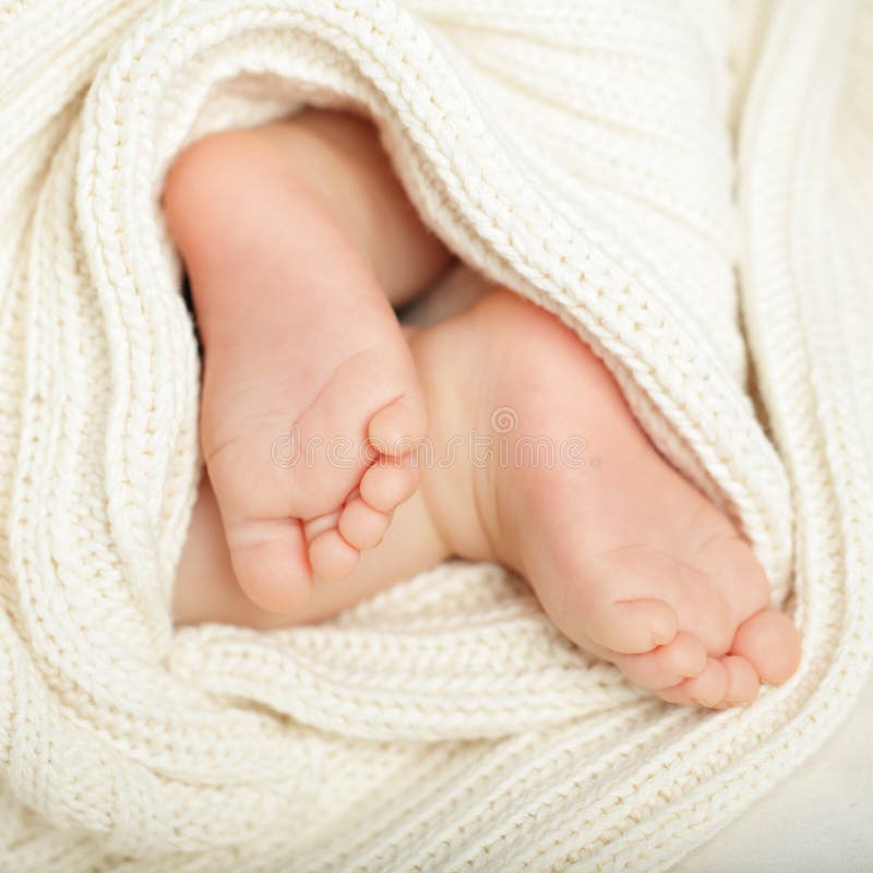 Newborn feet, macro stock image. Image of color, person - 33002289