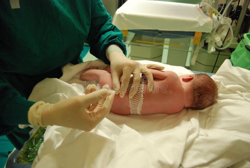 Newborn: first injection stock photo. Image of birth, labor - 8637926