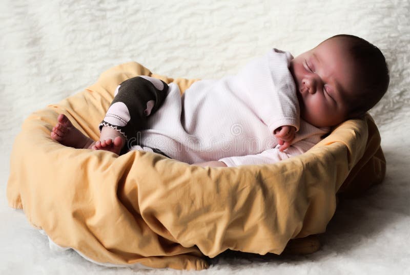 Newborn girl stock photo. Image of little, baby, foot - 18047512