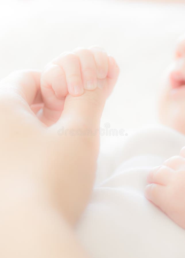 Newborn hands stock photo. Image of newborn, feet, beautiful - 79098382