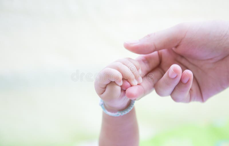 Newborn hands stock image. Image of baby, isolated, human - 61786277