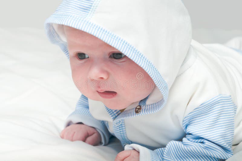 Newborn infant stock image. Image of baby, portrait, eyes - 22932377