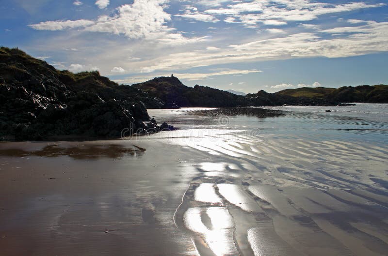 Newborough Beach, Anglesey, Wales Stock Photo - Image of north, coast ...