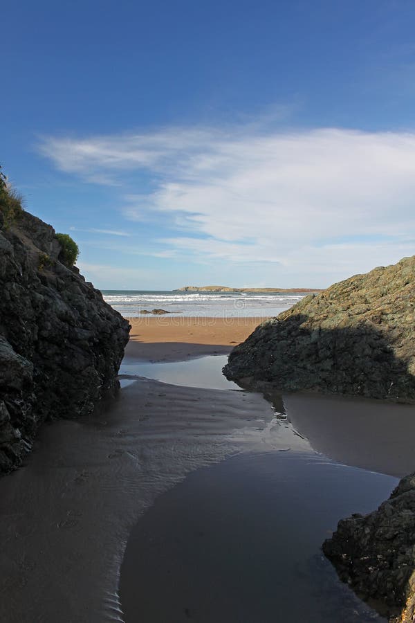 Newborough Beach, Anglesey, Wales Stock Photo - Image of shore ...