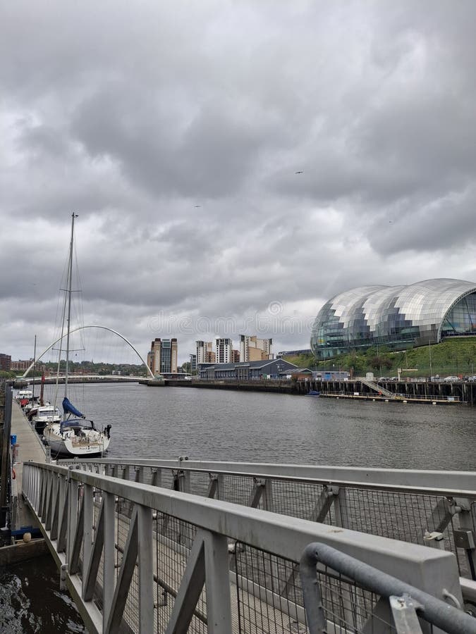 Newcastle Quay Side England Uk Stock Image - Image of newcastle, quay ...