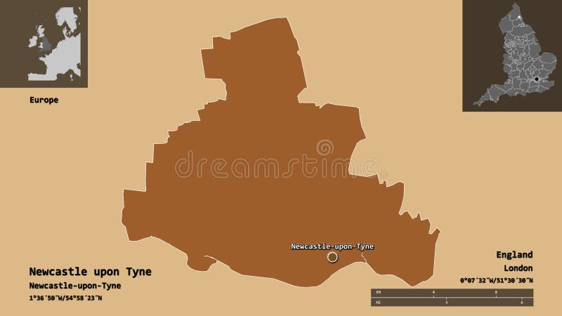 Newcastle upon Tyne, Administrative County of England,. Previews ...