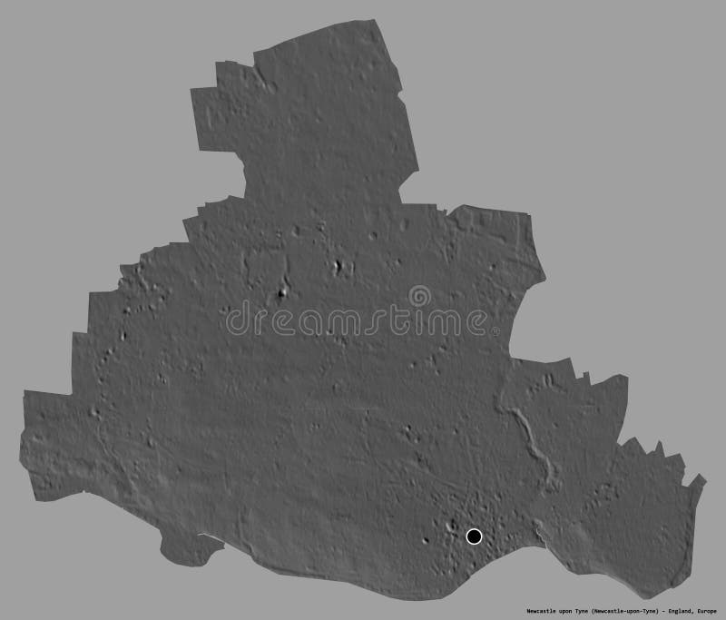 Administrative Map of Tyne and Wear As of 2022 - Vector Illustration ...