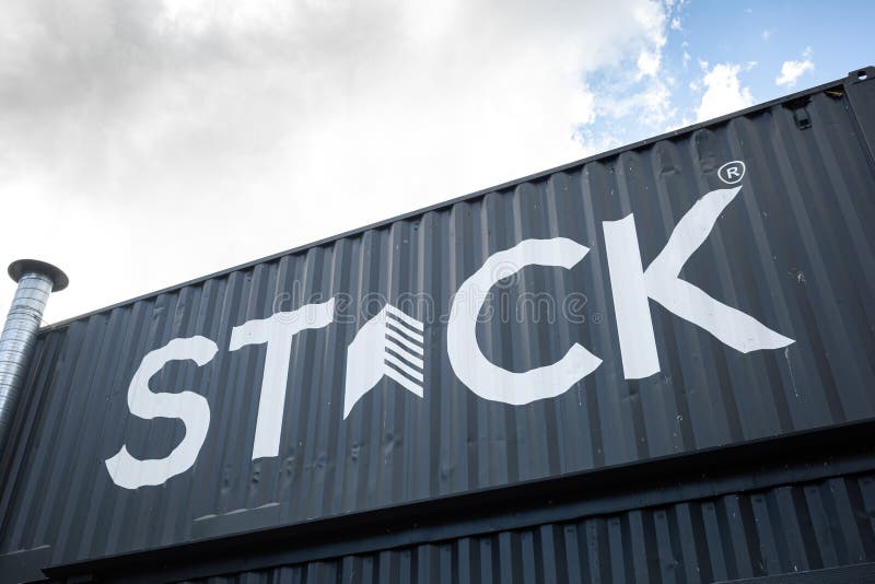 The Stack Venue Made from Shipping Containers in Newcastle Editorial Stock Photo - Image of ...