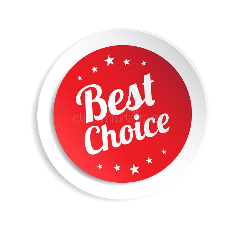 Best Choice Shopping Sticker Stock Illustration - Illustration of ...