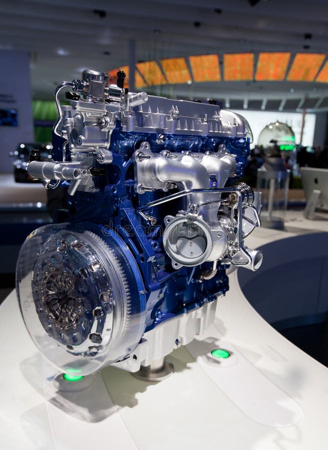 Newest Auto Motor on Auto Show Stand Editorial Photography - Image of ...
