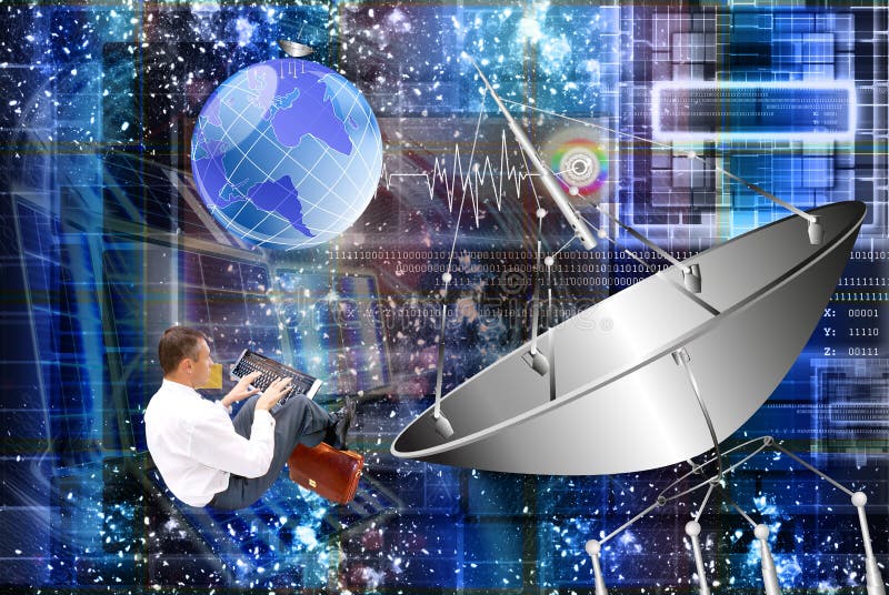 The Newest Internet Technologies Stock Image - Image of antenna ...