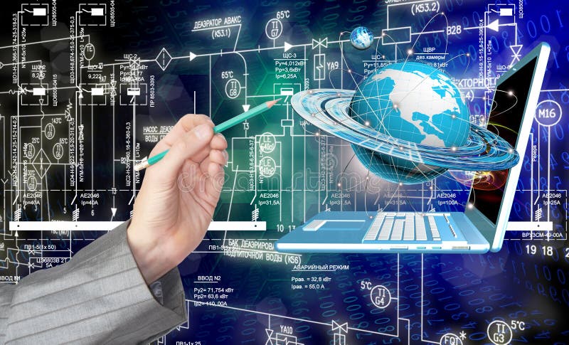 The Newest Internet Technologies Stock Photo - Image of globe ...