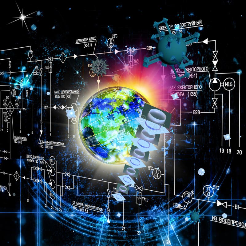 The Newest Internet Technologies Stock Image - Image of diagram ...