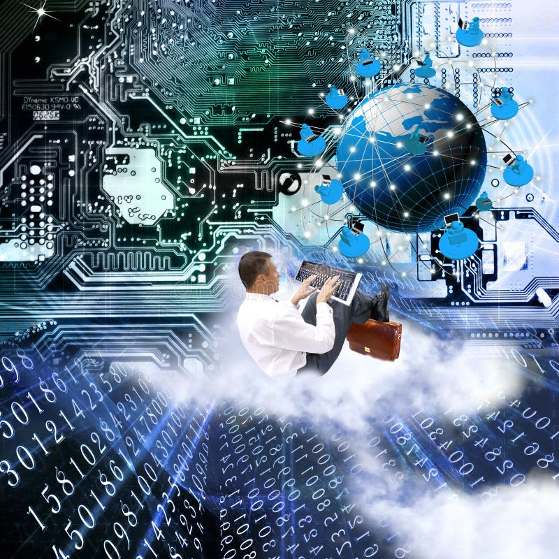 The Newest the Technology Internet Stock Image - Image of design ...