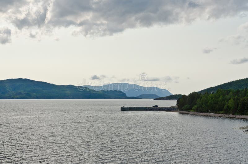 Newfoundland coast stock image. Image of rock, water - 196025147