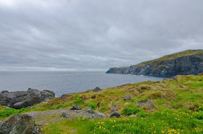 Newfoundland coast stock image. Image of color, amherst - 196460649