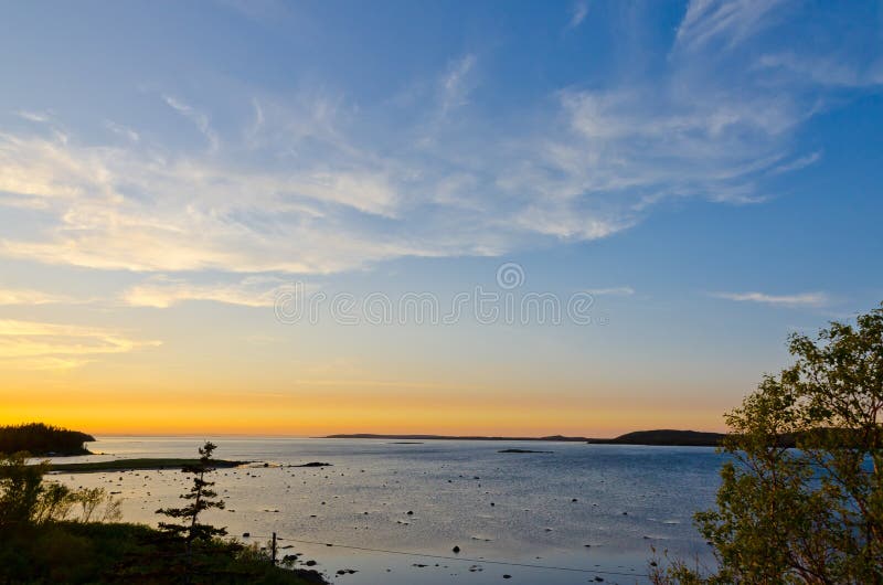 Newfoundland coast stock photo. Image of coast, summer - 225041384