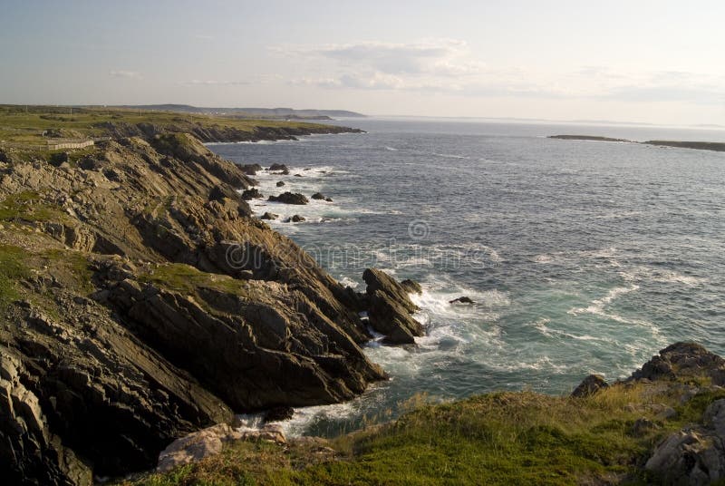 Newfoundland coast stock image. Image of cliff, coast - 49070457
