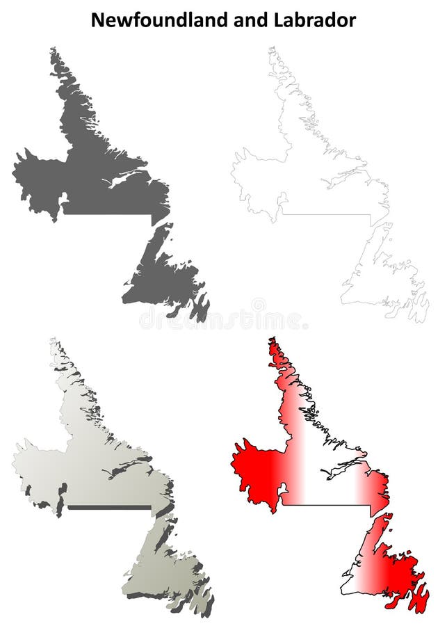 Labrador Territory Outline Stock Illustrations – 239 Labrador Territory Outline Stock ...