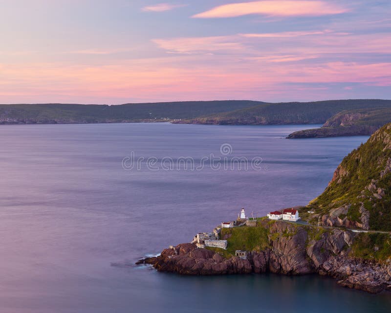 Newfoundland at Sunrise stock image. Image of canada - 60649045