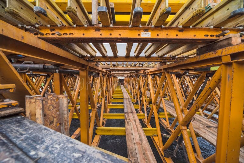 Bridge Construction. Spatial Structure of Bridge Structural Elements ...