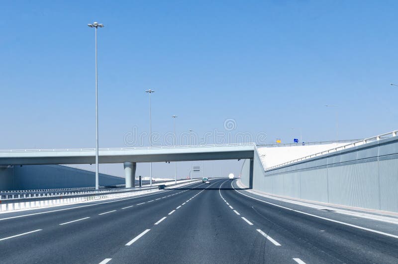 Newly Built Expressway Highway Stock Photo - Image of highway, lane ...