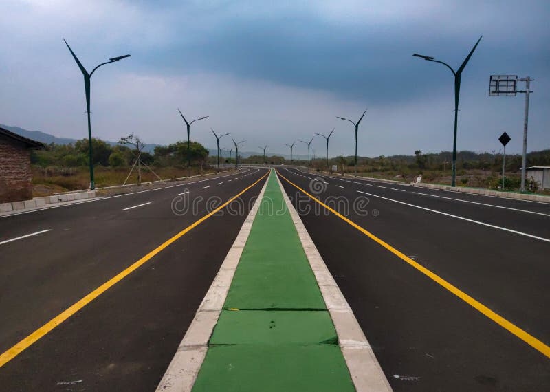 Newly built highway stock photo. Image of highway, rood - 252569726