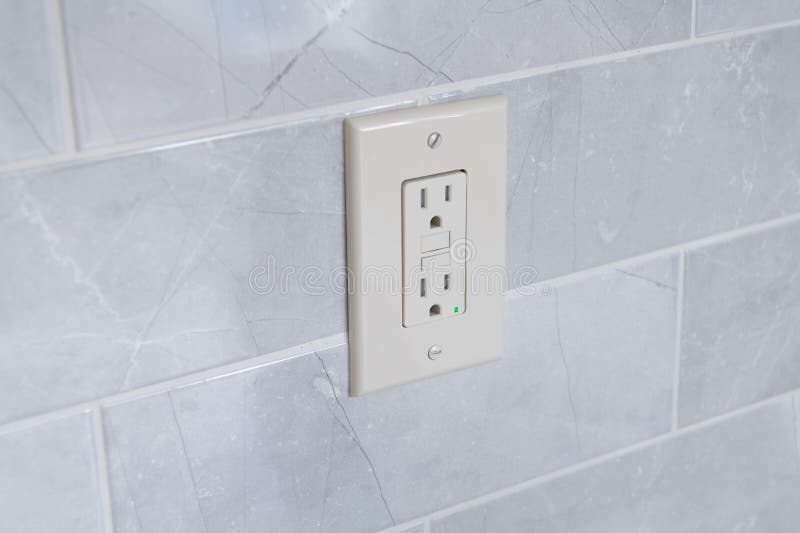 Newly Built Three-terminal Receptacle Stock Photo - Image of ...