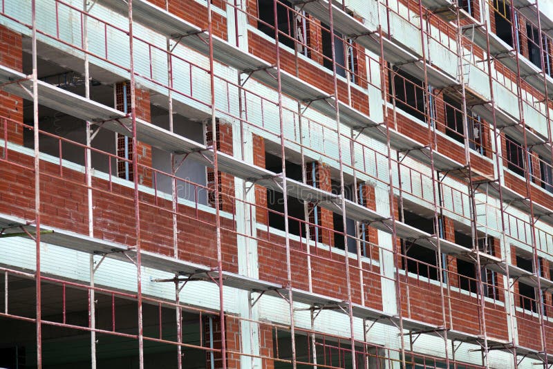 Newly constructed building stock image. Image of facade - 20397645