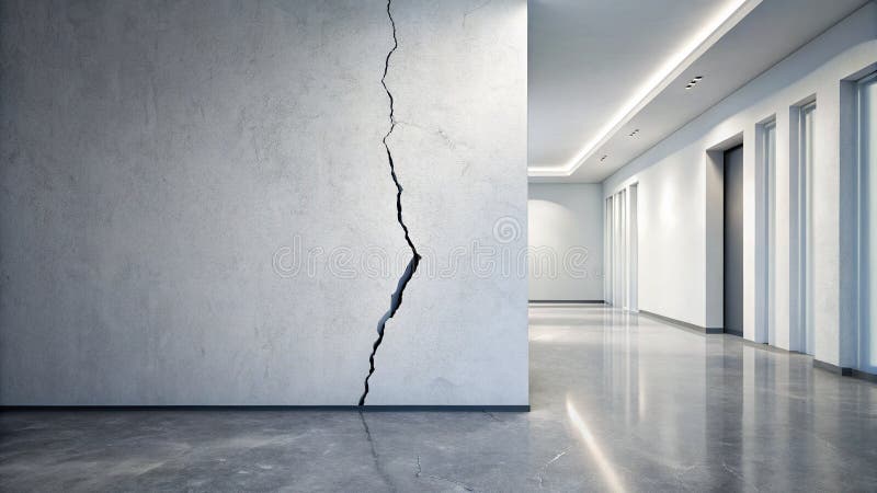 Newly Constructed Building Wall Crack Structural Damage and Potential ...