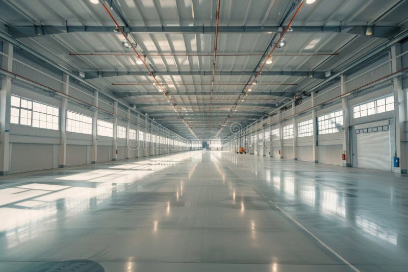 Newly Constructed Logistics Park with Expansive Warehouse and Loading ...