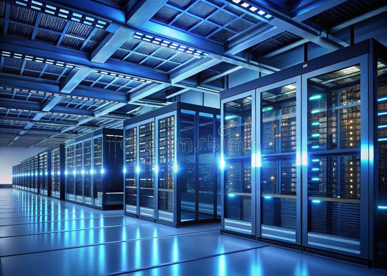 StateoftheArt Server Room Unveiled Robust Network Connectivity and CuttingEdge Data Center ...