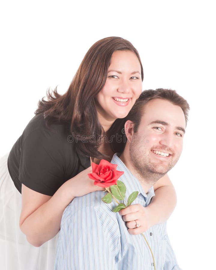 Newly engaged couple stock image. Image of diamond, adult - 17751565