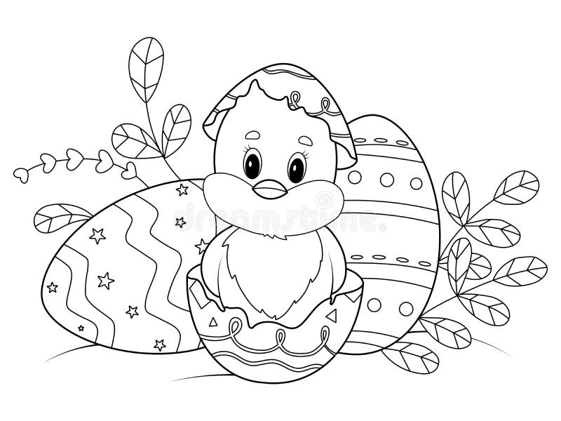 Hatchling Coloring Stock Illustrations – 40 Hatchling Coloring Stock ...