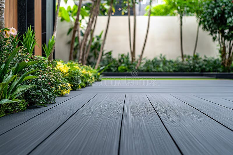 Newly Installed Deck Complements Lush Greenery in Beautifully ...