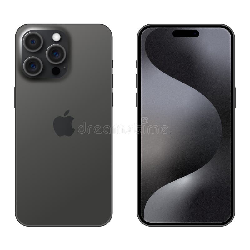 Newly IPhone 15 Pro Max Black Titanium Editorial Stock Image ...