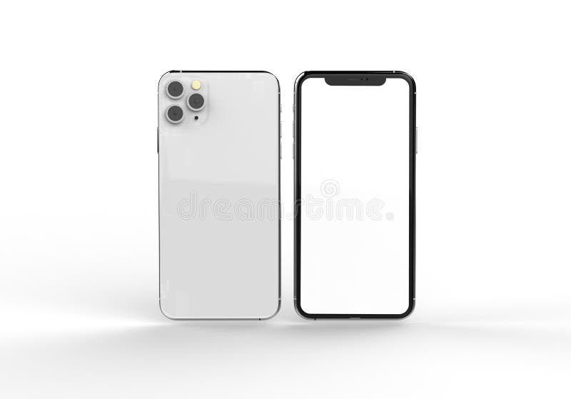 Newly Launched Smart Phone 3d Render Illustration. Stock Illustration ...