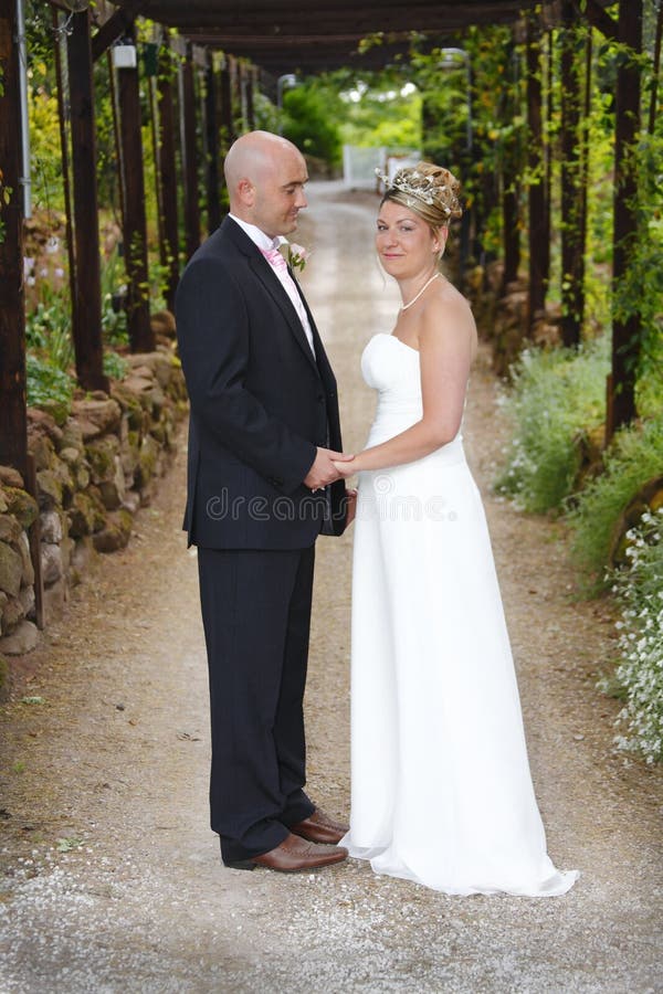 Happy newly married couple stock photo. Image of husband - 19989320
