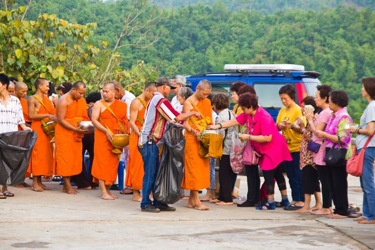 Newly ordained Buddhist editorial stock photo. Image of people - 25809368
