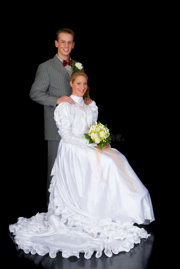 Newly wed couple stock image. Image of lover, matrimony - 10633673