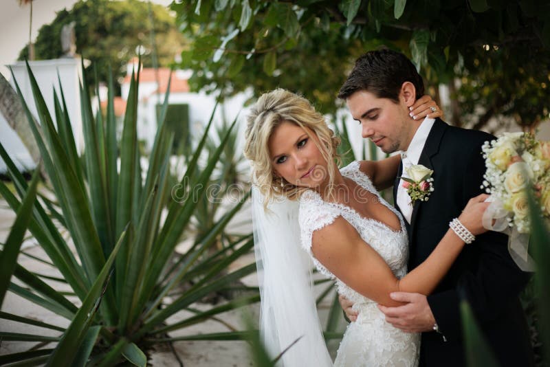 Newly Wedd stock image. Image of romance, smile, wedding - 43645233