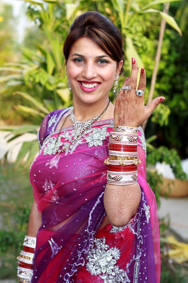 Newly wedded girl stock image. Image of charming, newly - 24287191