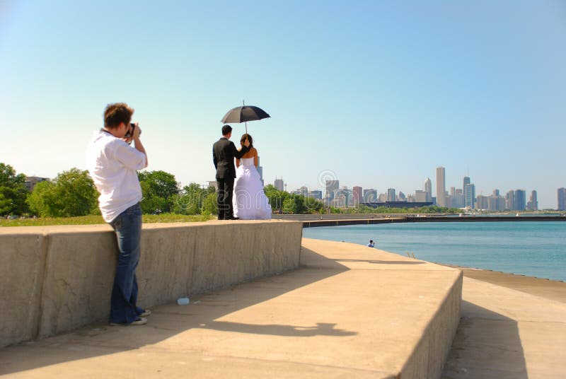 Newly weds editorial photo. Image of weds, chicago, photographer - 2672706