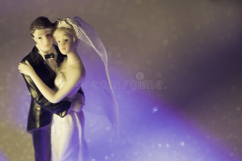 Standard Figure of Bride and Groom Stock Image - Image of figurine ...