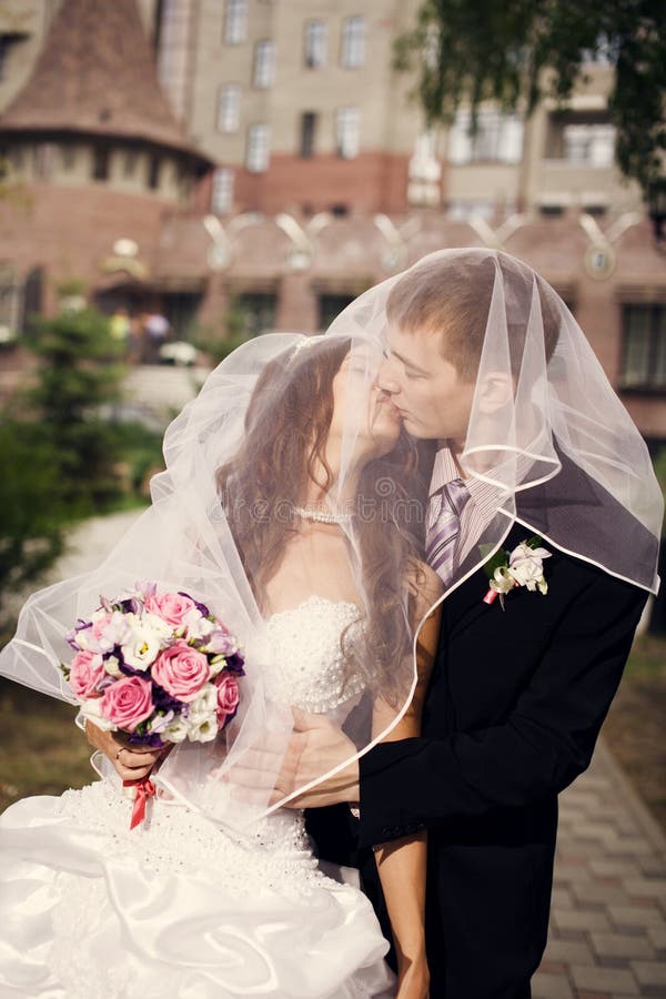 Newlyweds stock image. Image of ceremony, bouquet, female - 32476459