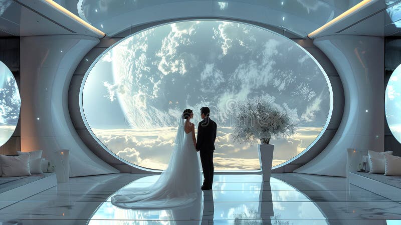 Newlyweds Experience a Stunning View of Earth while Celebrating in a ...
