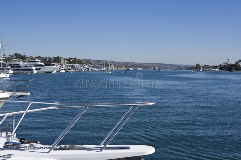 Newport Bay stock image. Image of money, county, rich - 7100495
