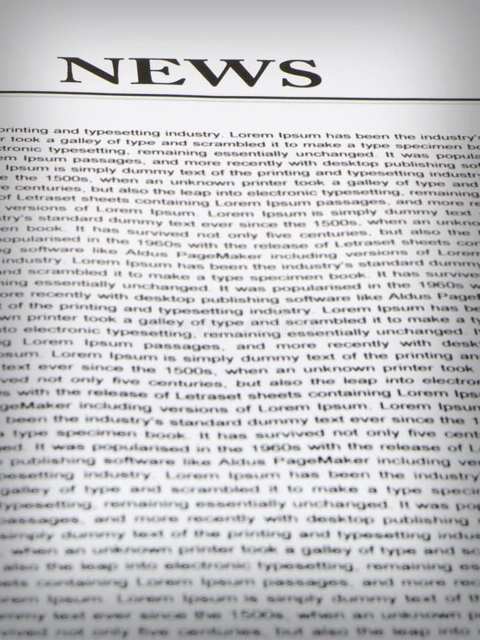 News stock image. Image of text, detail, information - 17743853